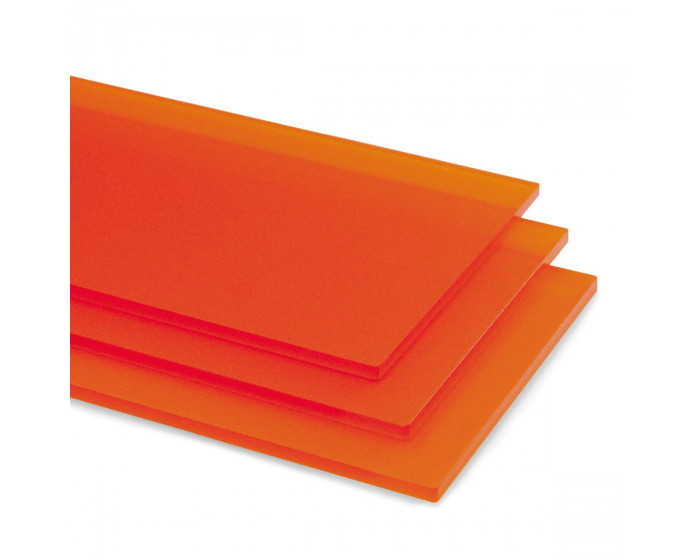 Mandarin Orange Frost 3T17 Acrylic Sheet | Plastic Online